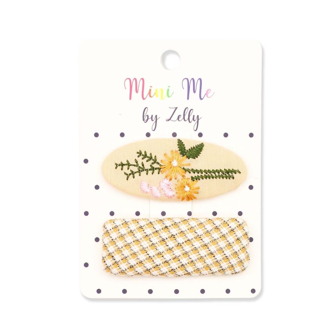 Child's Pair Of Cotton Hair Slides