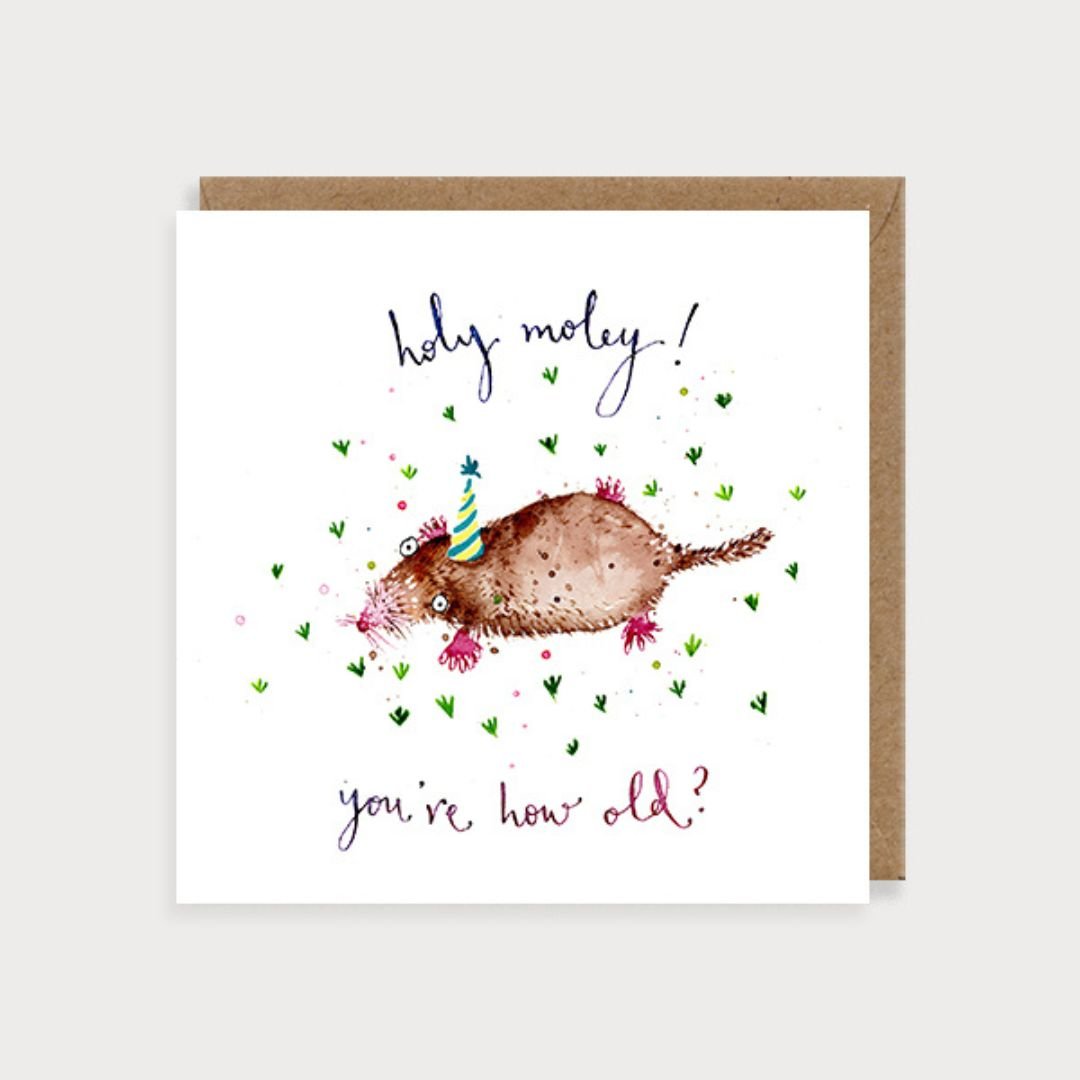Holey Moley Birthday Card – The Garden House